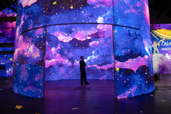 The Little Prince exhibition in Paris - Atelier des Lumières