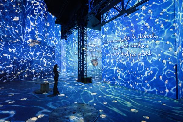 The Little Prince exhibition in Paris - Atelier des Lumières
