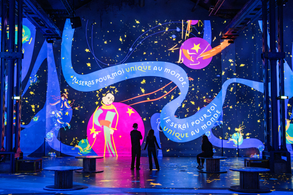 The Little Prince exhibition in Paris - Atelier des Lumières