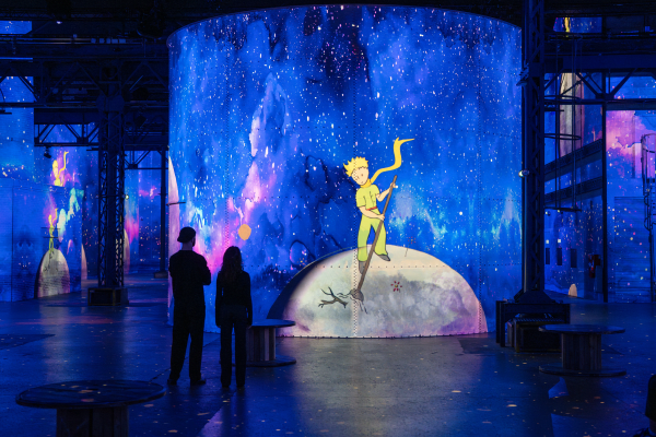 The Little Prince exhibition in Paris - Atelier des Lumières