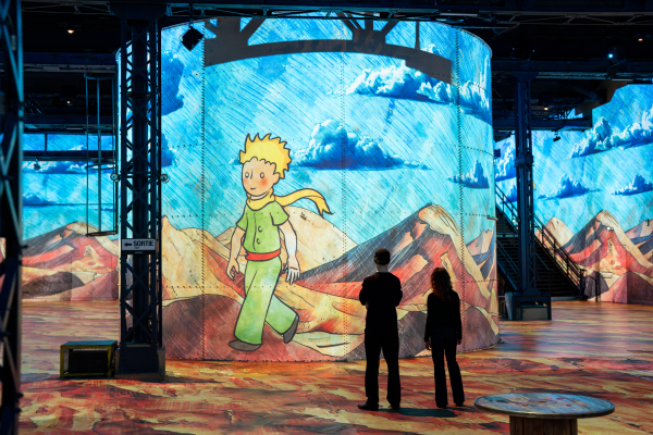 The Little Prince exhibition in Paris - Atelier des Lumières