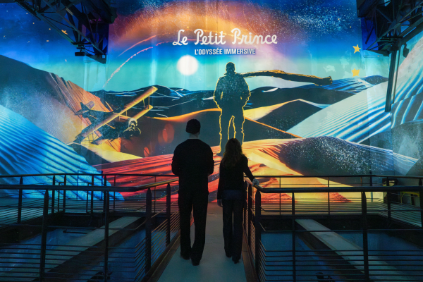 The Little Prince exhibition in Paris - Atelier des Lumières